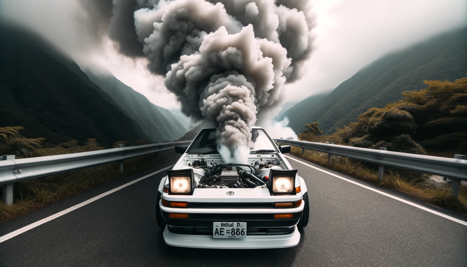 頭文字D藤原拓海のAE86がエンジンブローした原因は？